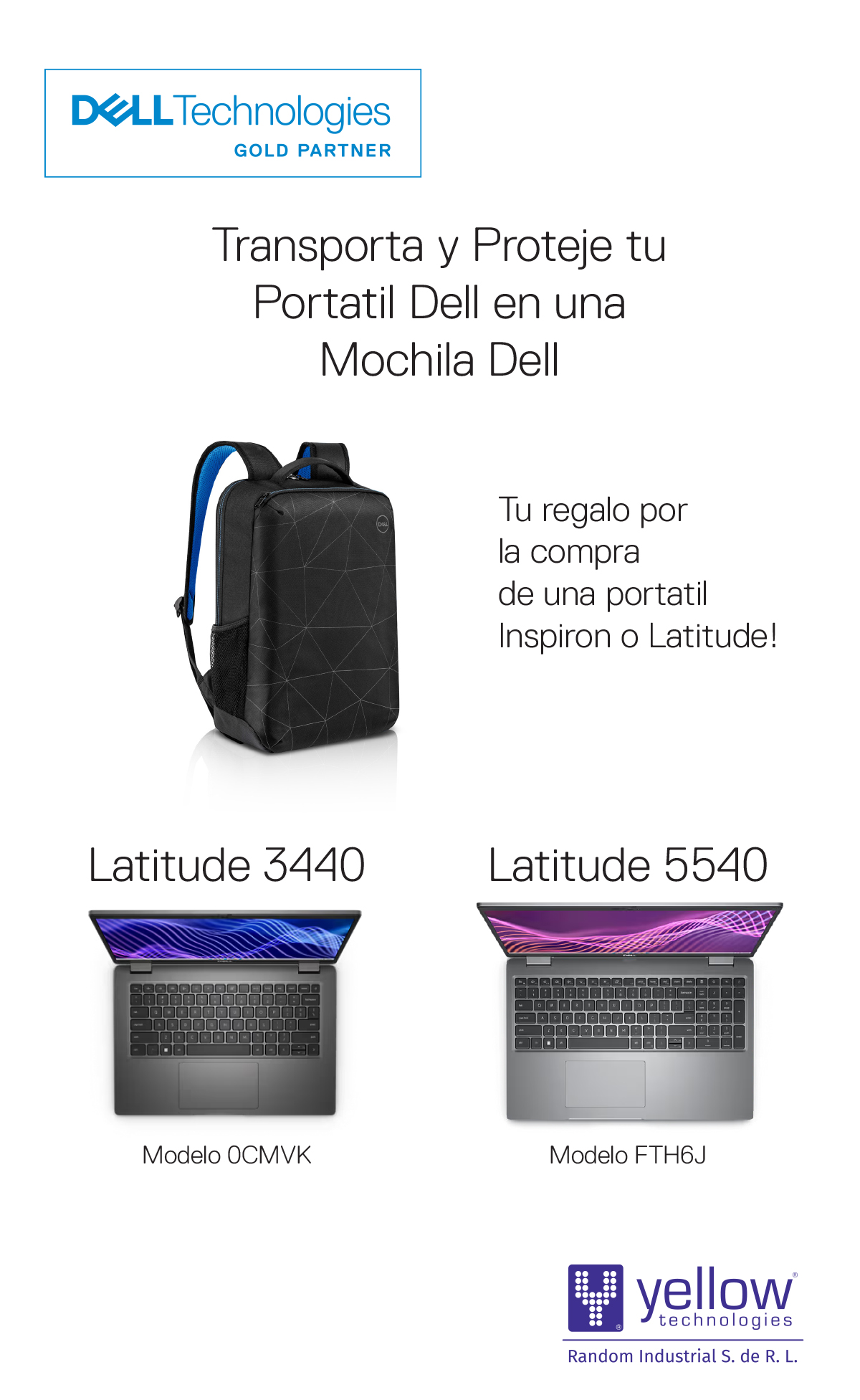 Mochila Dell Gratis – Yellow Technologies